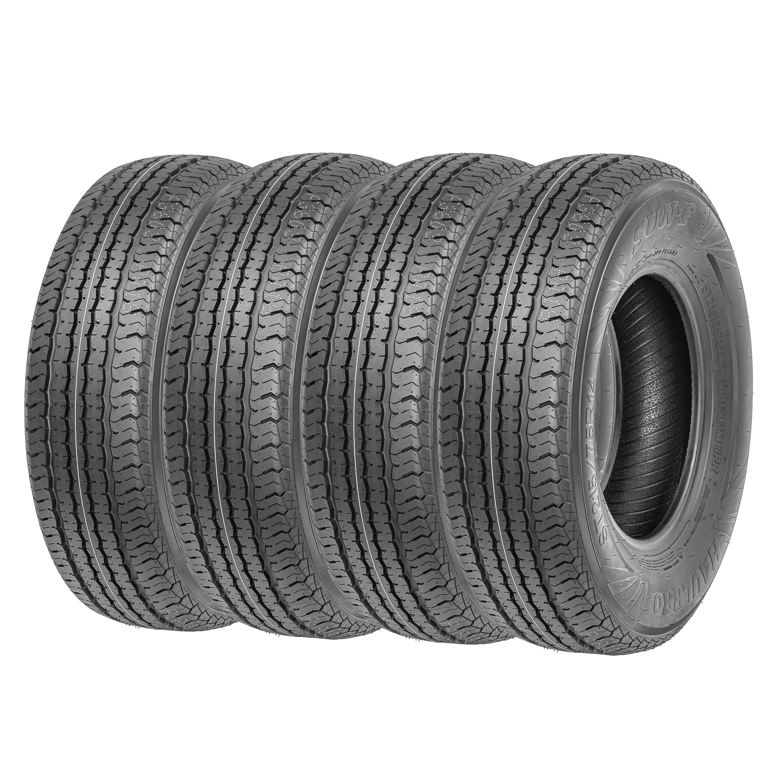 SUNF "HaulPro" Trailer Tires Bundle Set